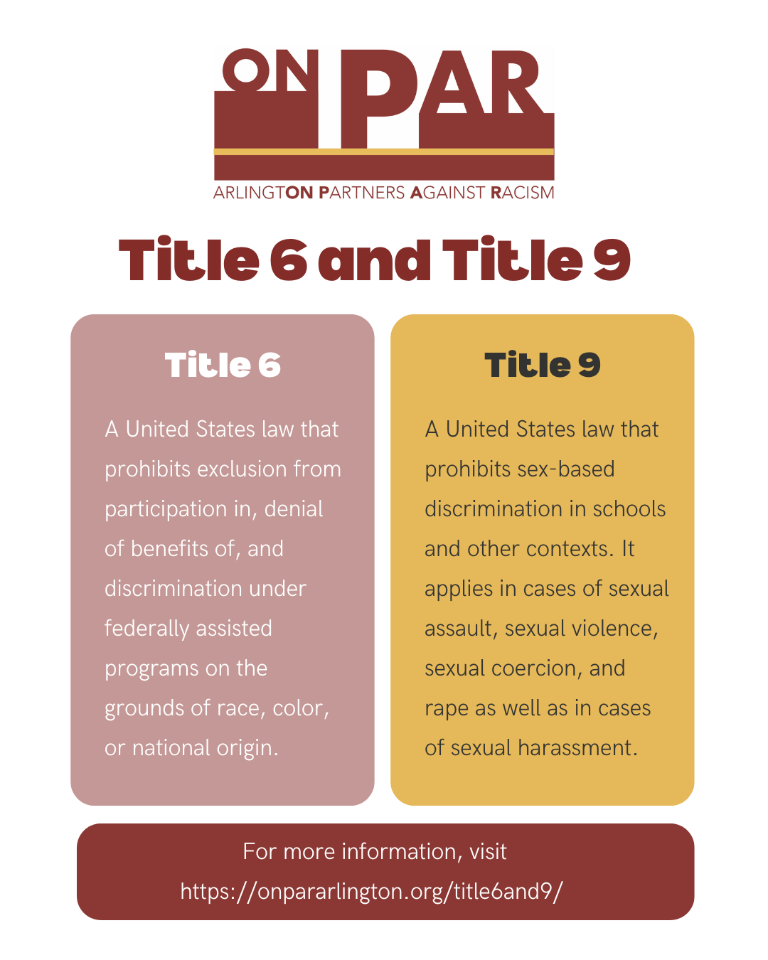 On PAR’s Resources